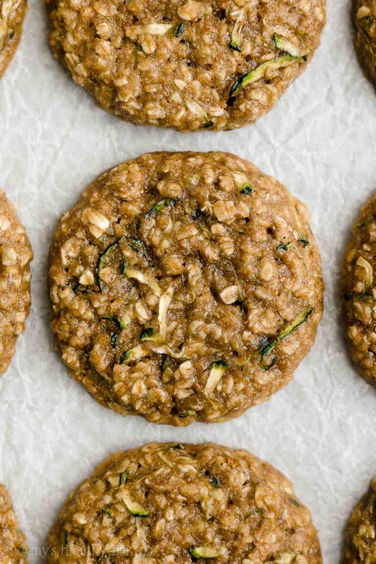 Healthy Zucchini Oatmeal Cookies | Amy's Healthy Baking