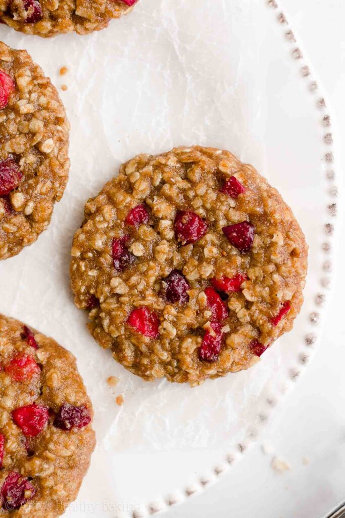 Healthy Cranberry Oatmeal Cookies | Amy's Healthy Baking