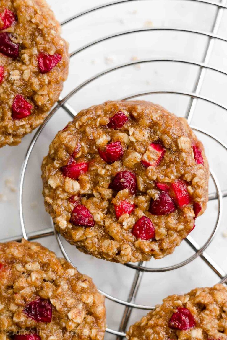 Healthy Cranberry Oatmeal Cookies | Amy's Healthy Baking