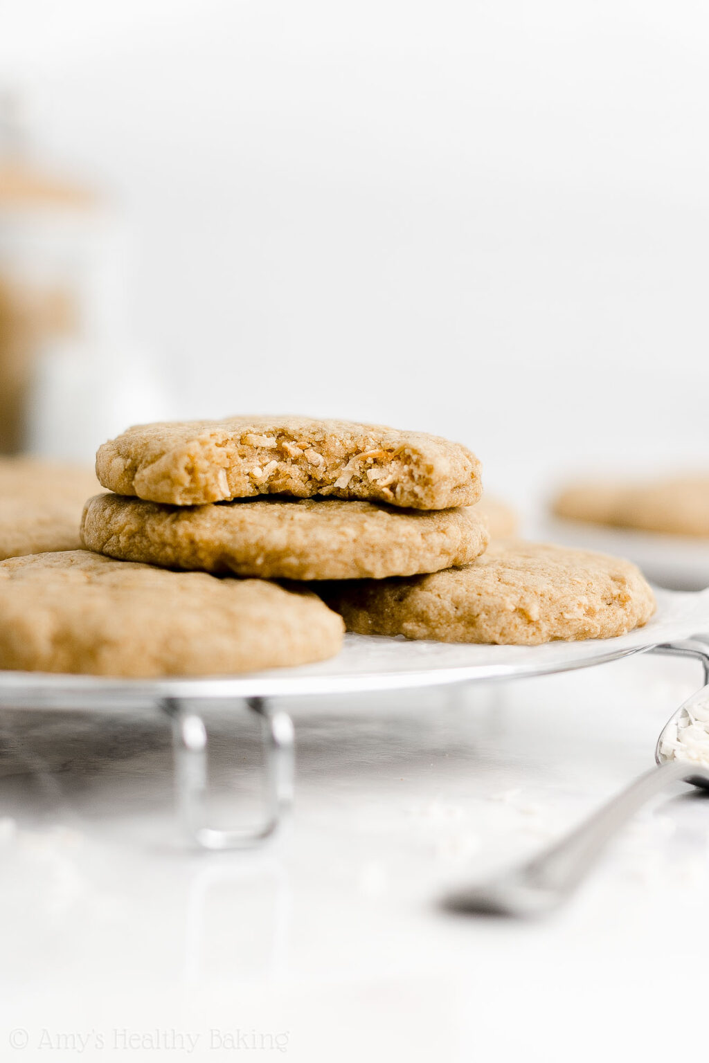Healthy Coconut Cookies | Amy's Healthy Baking