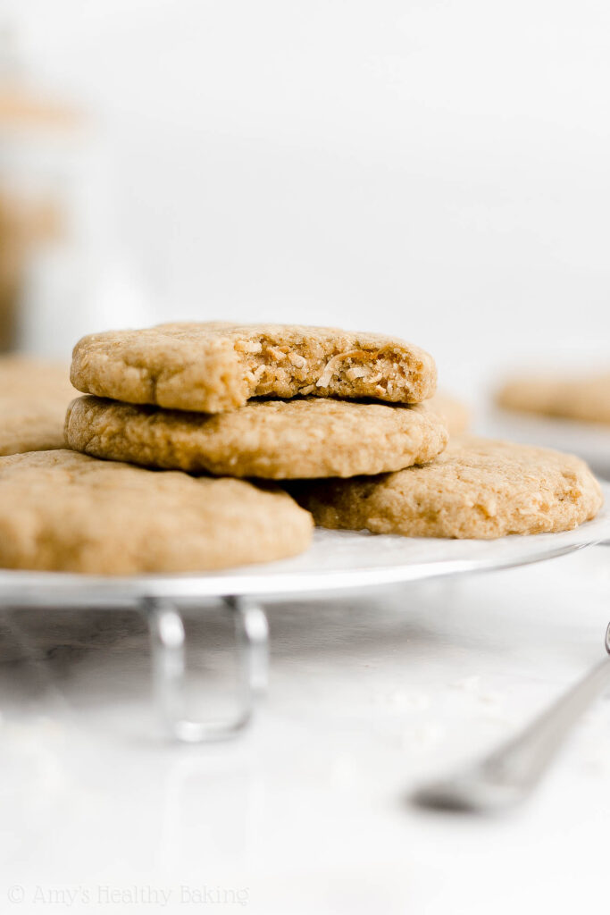 Healthy Coconut Cookies | Amy's Healthy Baking