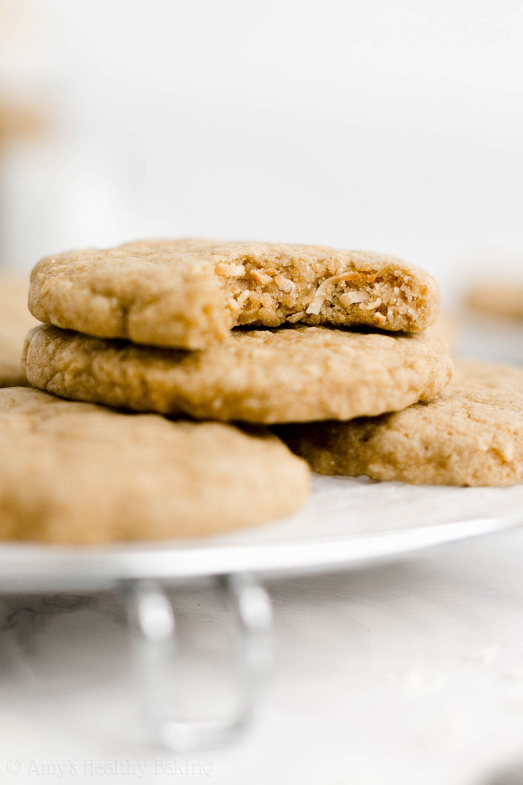 Healthy Coconut Cookies | Amy's Healthy Baking