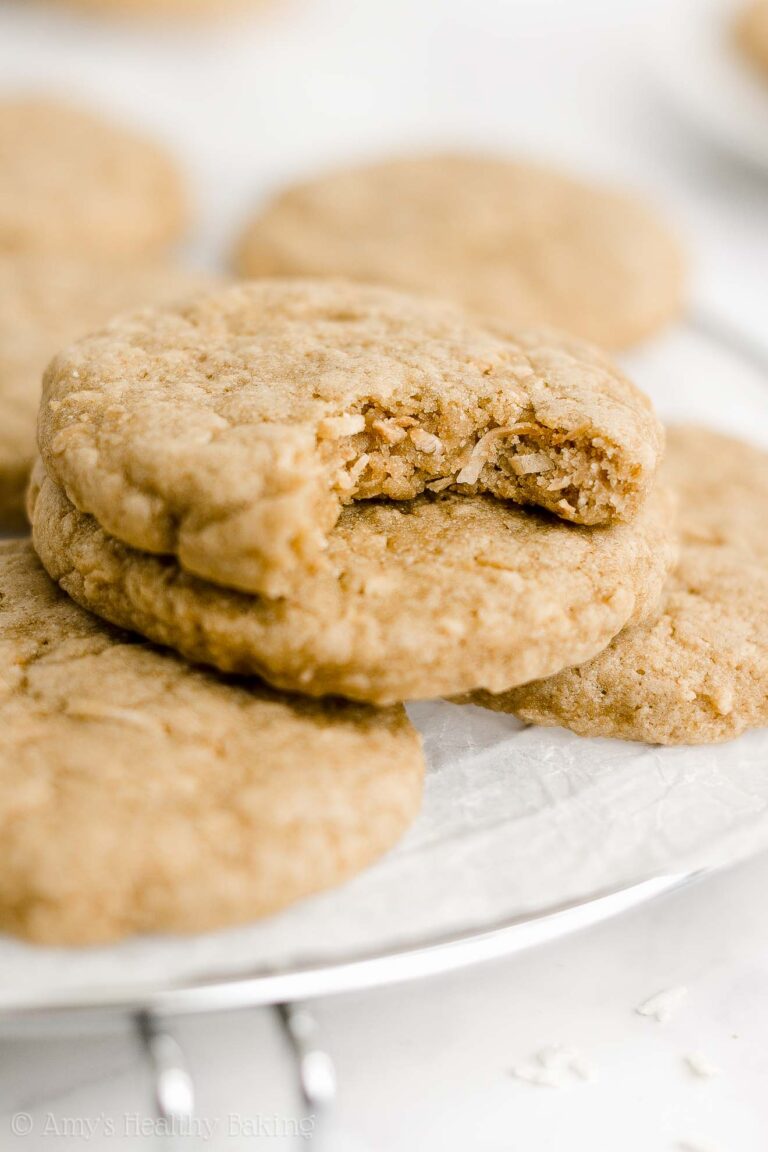 Healthy Coconut Cookies | Amy's Healthy Baking