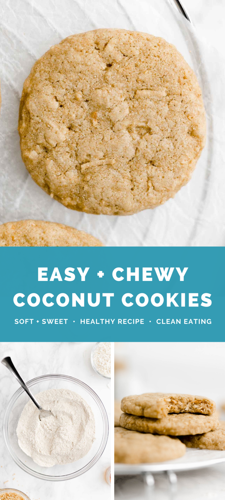 Healthy Coconut Cookies | Amy's Healthy Baking
