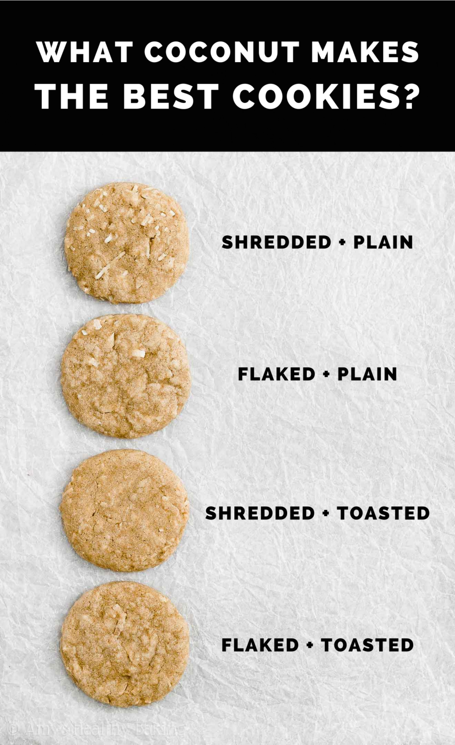 Healthy Coconut Cookies | Amy's Healthy Baking