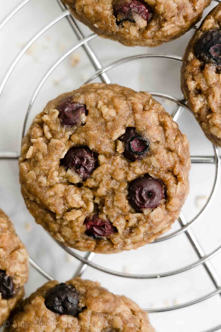 Healthy Blueberry Oatmeal Cookies | Amy's Healthy Baking