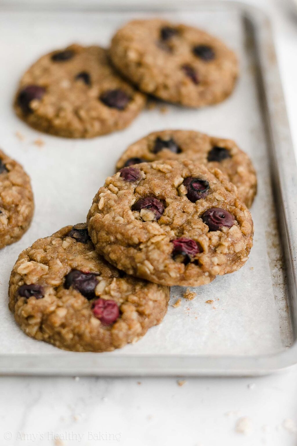 Healthy Blueberry Oatmeal Cookies | Amy's Healthy Baking