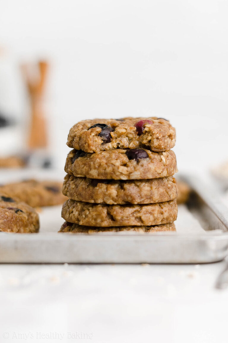 Healthy Blueberry Oatmeal Cookies | Amy's Healthy Baking