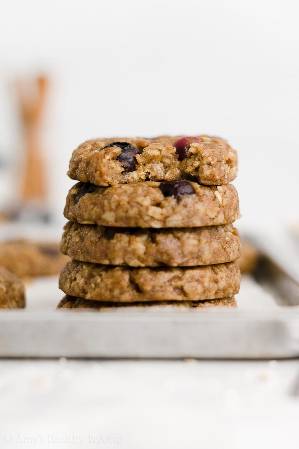 Healthy Blueberry Oatmeal Cookies | Amy's Healthy Baking